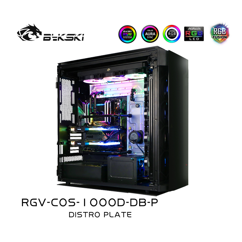 Bykski RGV-COS-1000D-DB-P DISTRO PLATE Corsair 1000D